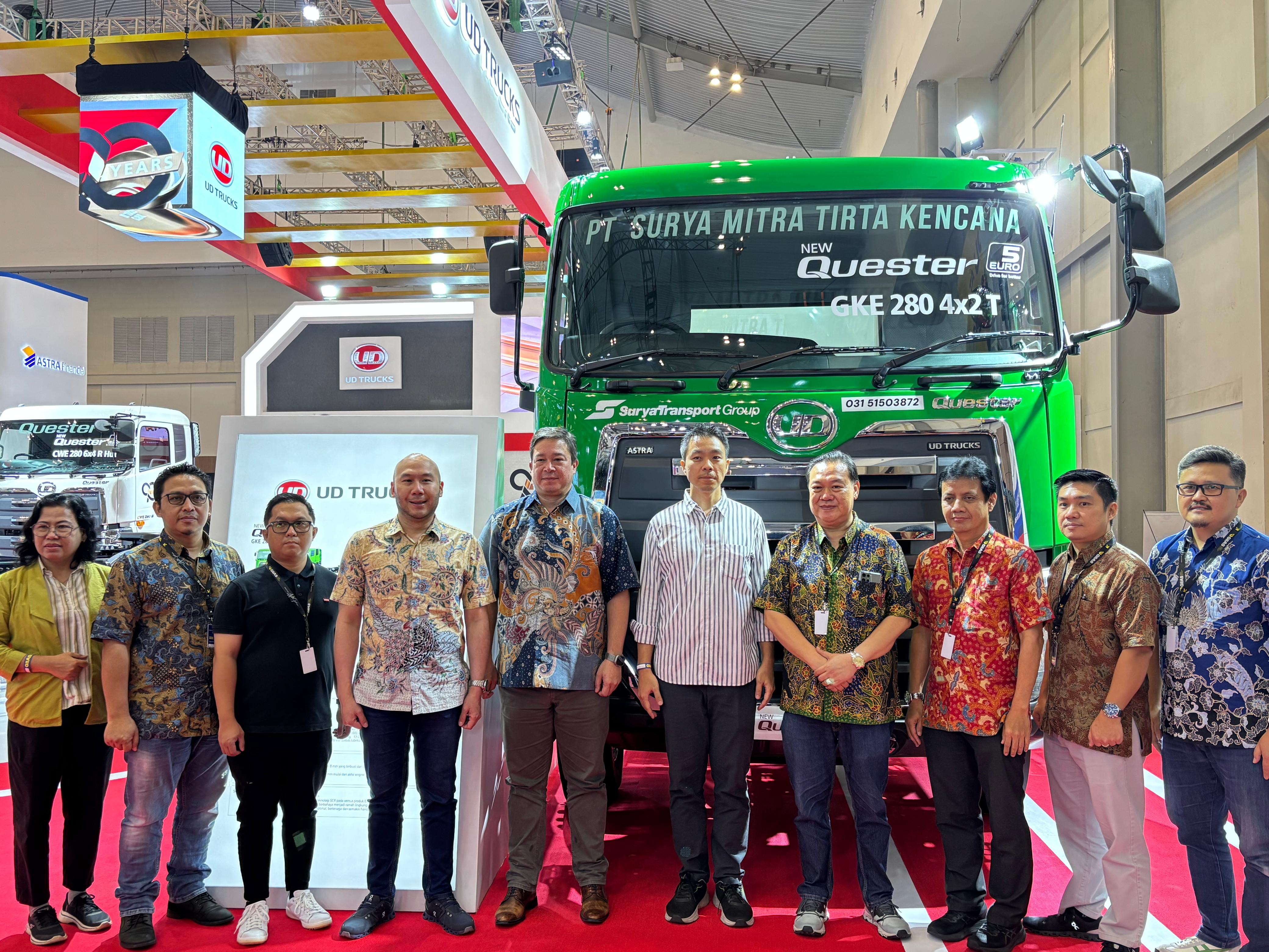 UD Trucks melalui Astra UD Trucks Serahkan Unit Quester ke PT Surya Mitra Tirta Kencana: Dorong ...
